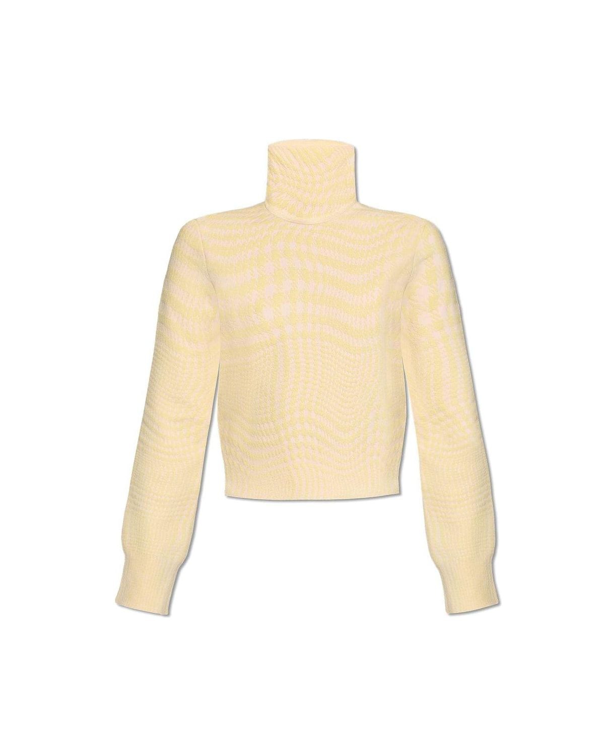 Burberry Cameo Ip Pattern Wool Sweater – Fashdes