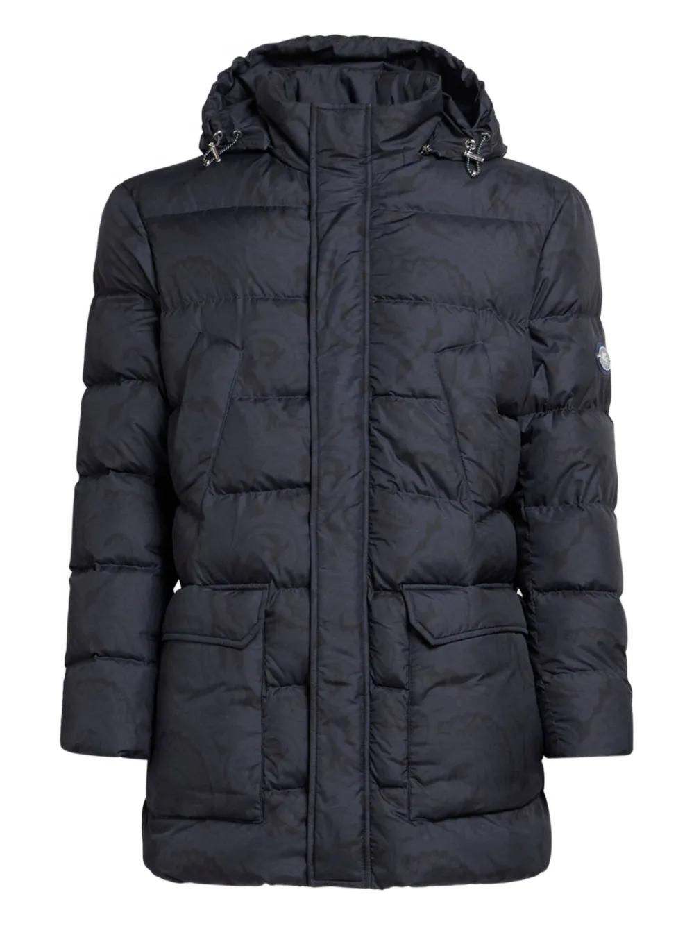 Etro Hooded Long Down Jacket – Fashdes